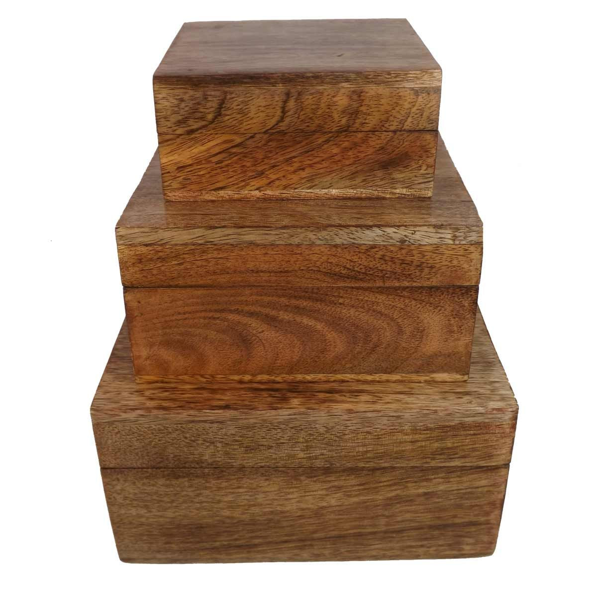 Personalised Wooden Square Keepsake Box. A great gift for Anniversarie ...